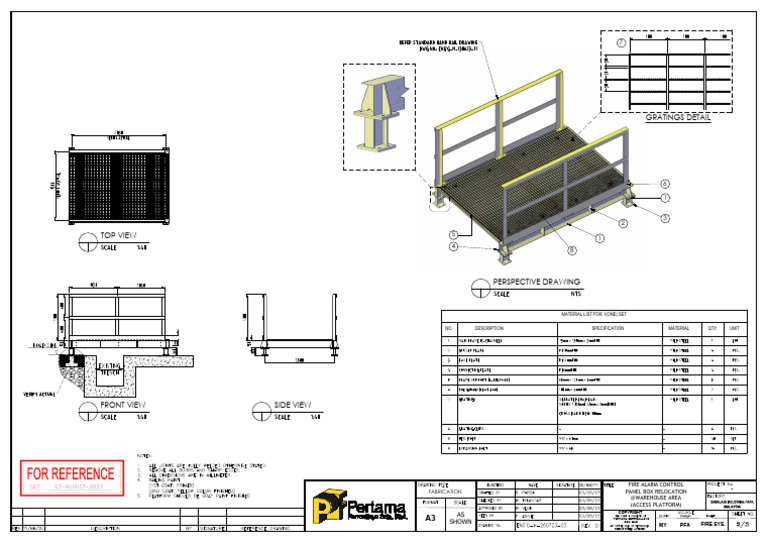 Eng'G-m-260723-03 Fire Alarm Control Panel Box Relocation @Warehouse ...