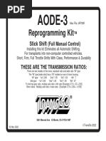 700r4 Checkball Locations | PDF | Valve | Throttle