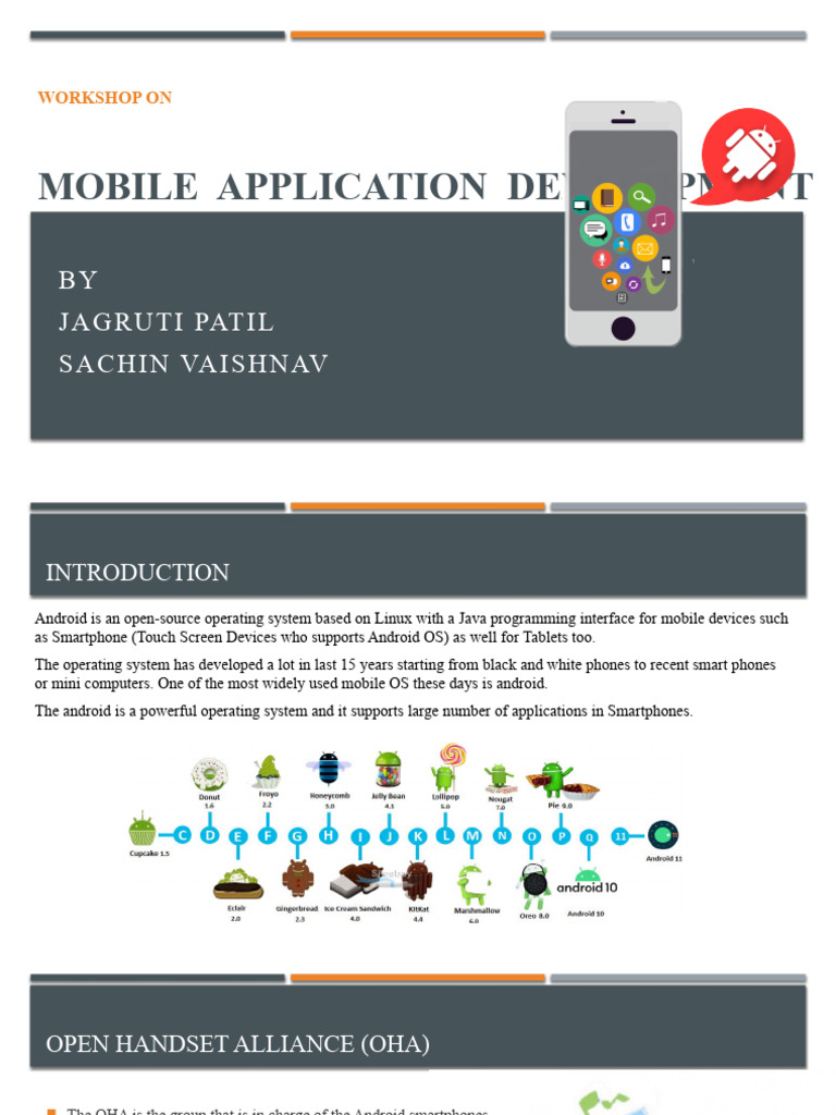 Mobile Application Development | PDF | Android (Operating System) | Information Technology