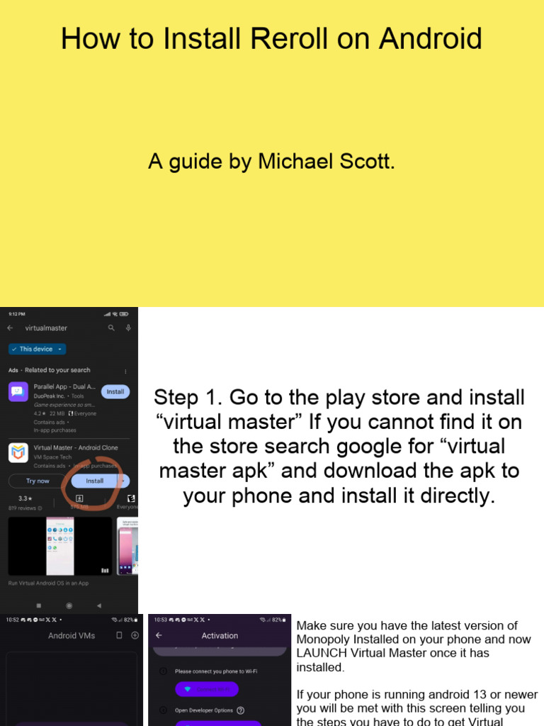 Reroll | PDF | Android (Operating System) | Google Play