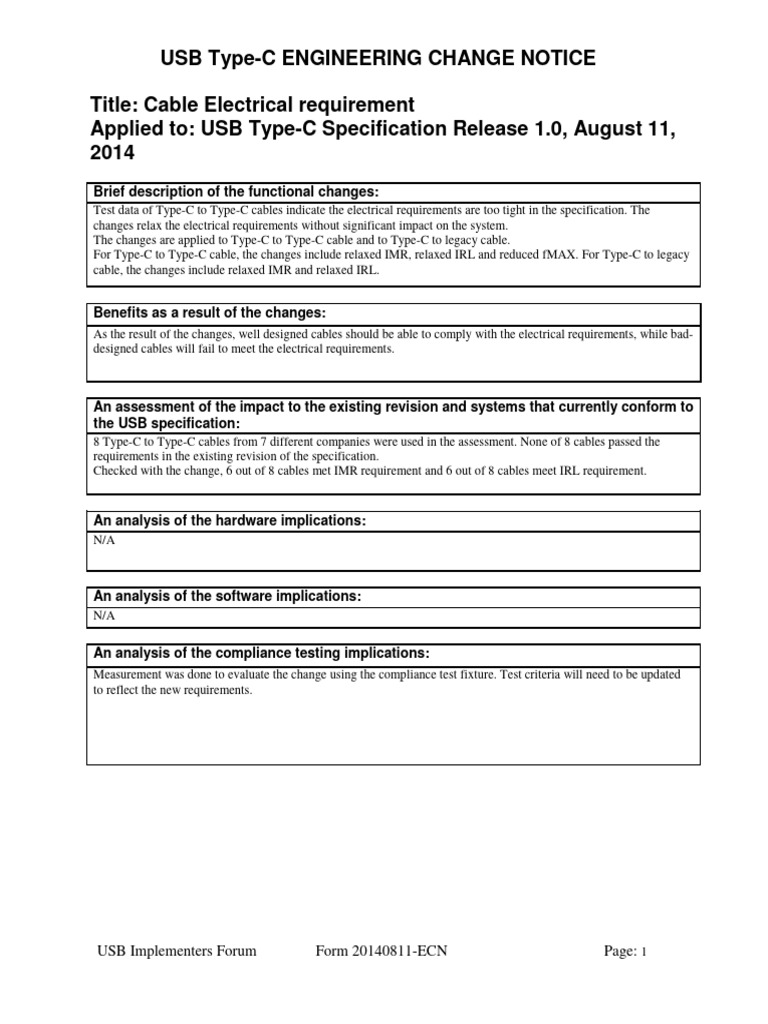 Engineering Change Notice Format | PDF | Computing | Computer Engineering