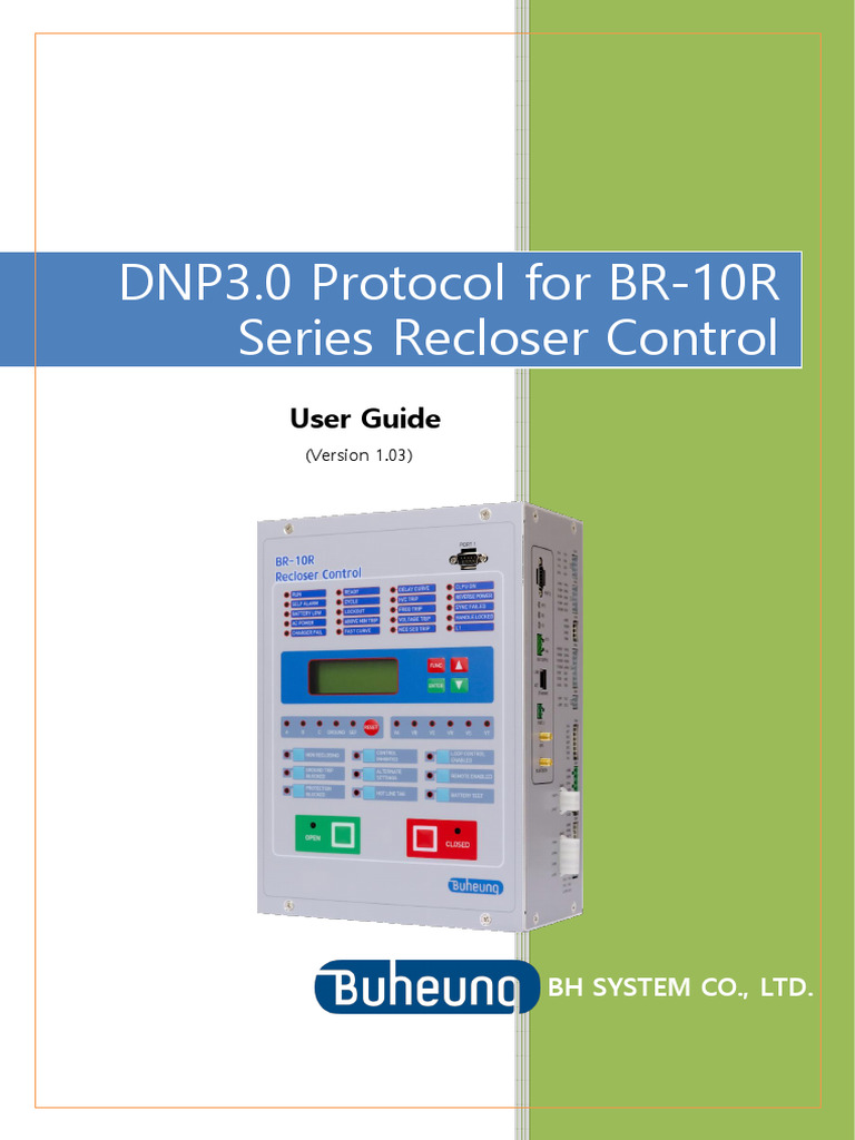 BR-10R Series Control DNP3 Device Profile & Point Map (V1.03) - BH ...