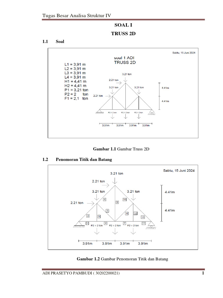 Tubes AS4 Matlab | PDF | Analisis Struktural | Teknik Mesin