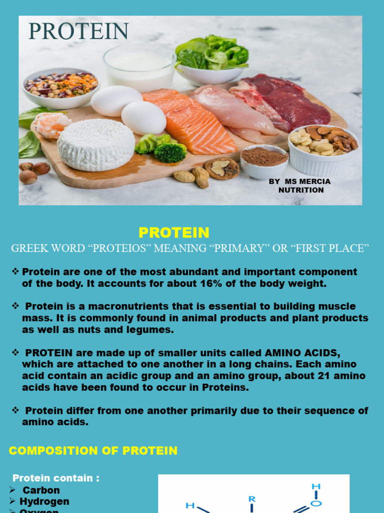 PROTEINS | PDF | Proteins | Malnutrition