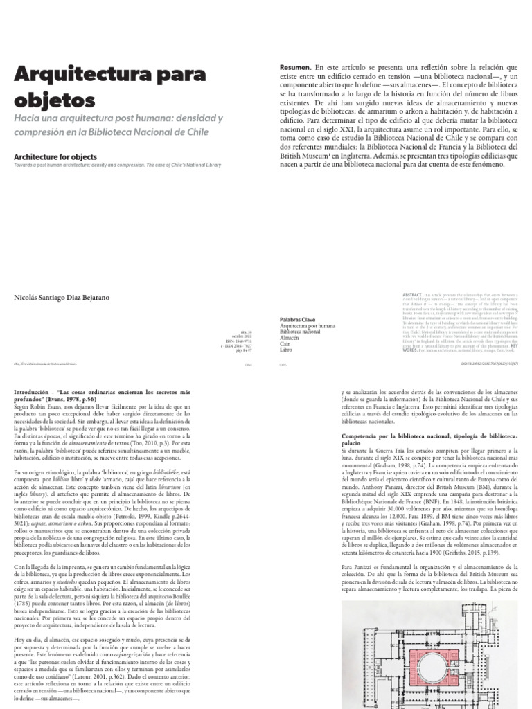 Arquitectura Para Objetos | Descargar gratis PDF | edificio | bibliotecario