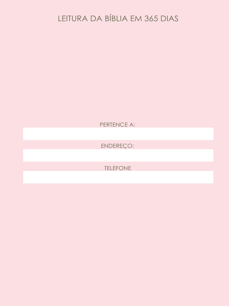 Planner Lei Tura Gui Ada 365 Dias | PDF | Bíblia cristã | Textos judaicos