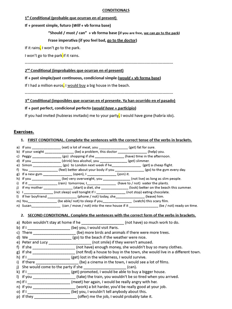13 04 2024 Conditionals | PDF | Linguistics | Grammar