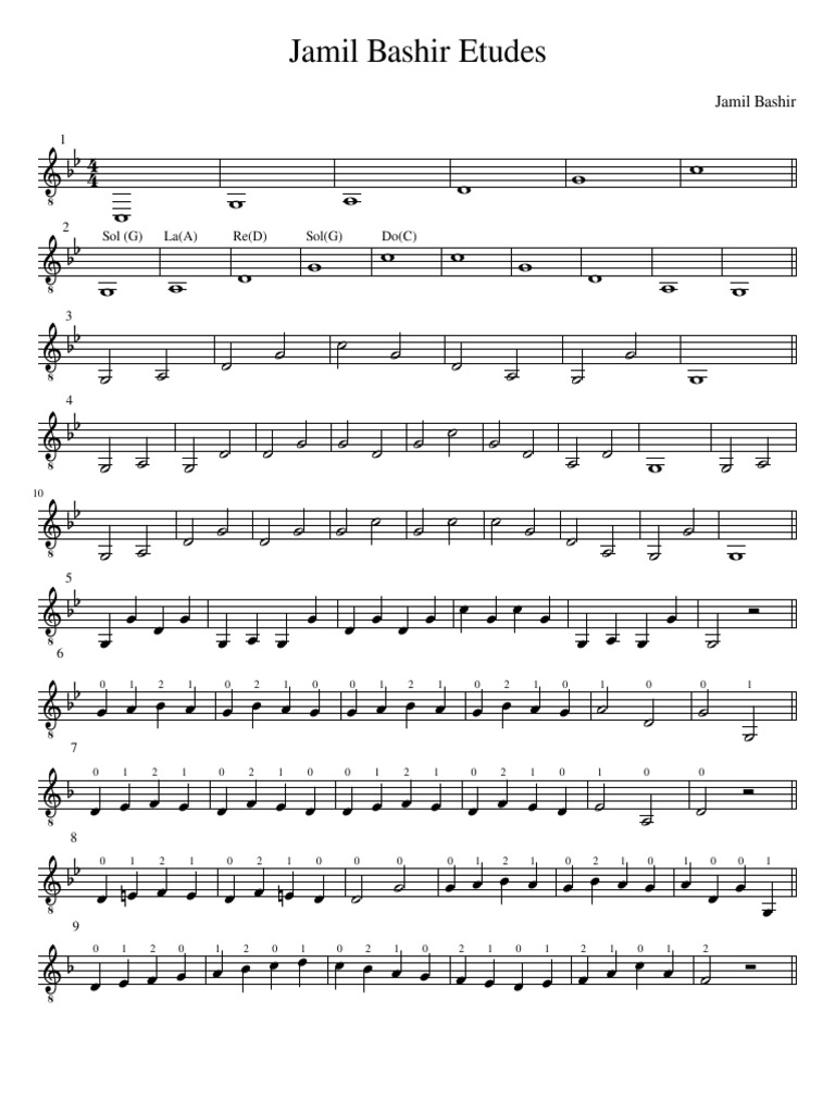 Your Jamil Bashir Oud Method | PDF | Mosul