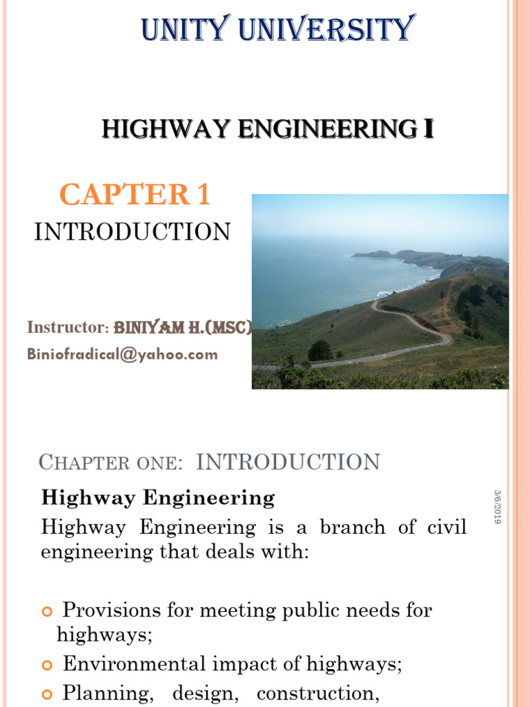 Overview of Highway Engineering Concepts | PDF | Economies | Natural ...