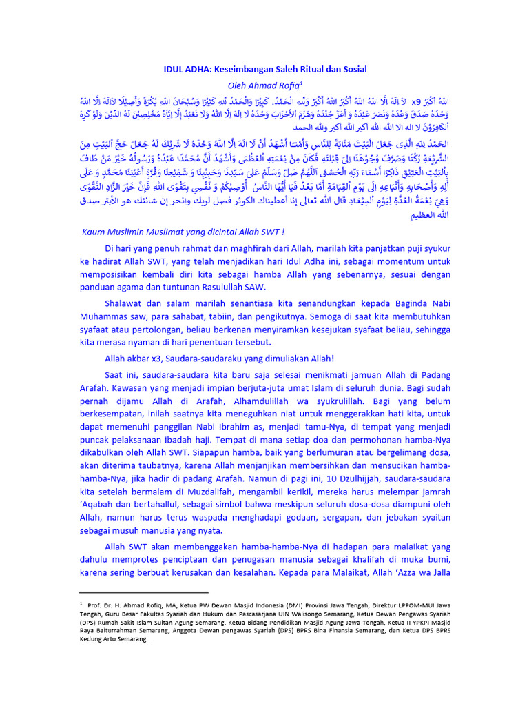 Idul Adha | PDF