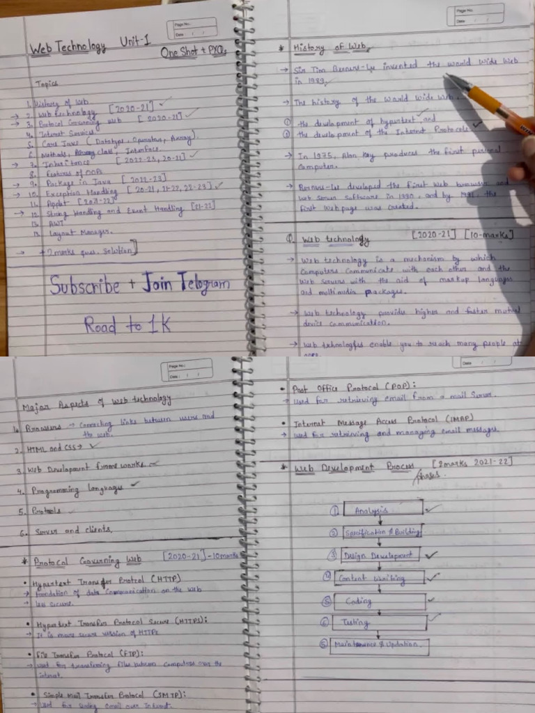 Web Technology Unit 1 | PDF