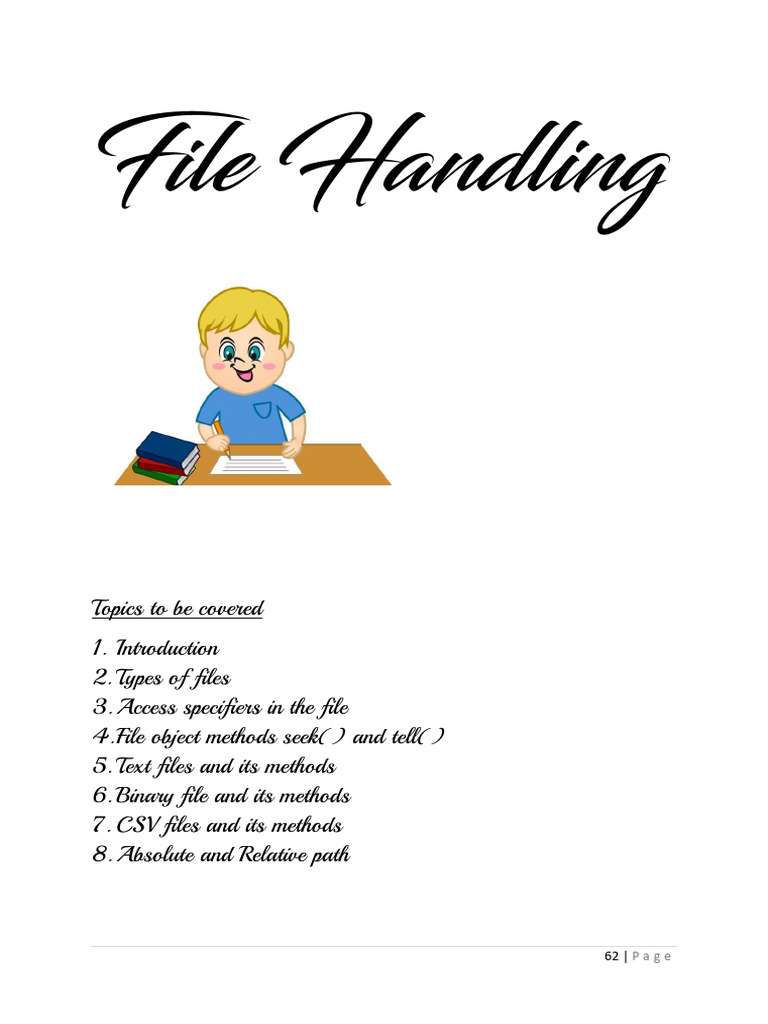 04 File Handling | Download Free PDF | Comma Separated Values | Computer File