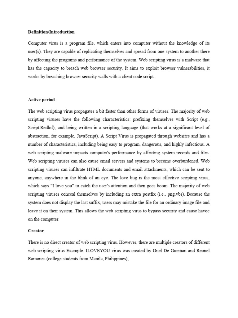 Virus Project | Download Free PDF | Computer Virus | World Wide Web