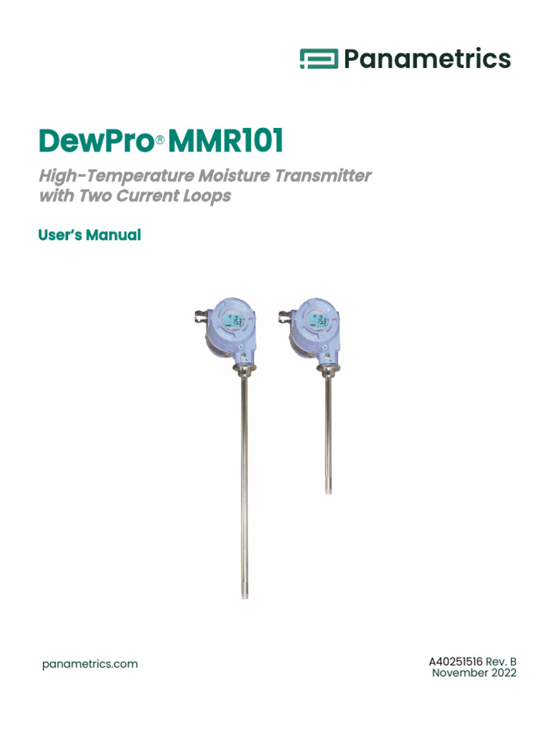 DewPro MMR101 Manual | PDF | Capacitor | Power Supply