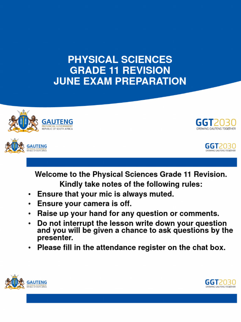 Physical Sciences Paper 1 Revision (Electric Circuits) | PDF | Series ...