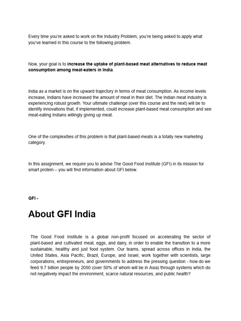 Design Thinking Graded Assignment | PDF | Meat