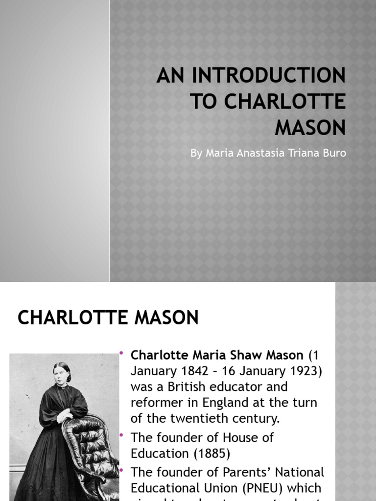 Charlotte Mason | PDF | Learning | Charlotte Mason