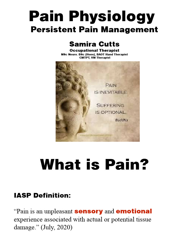 Pain Physiology | Download Free PDF | Pain | Psychology