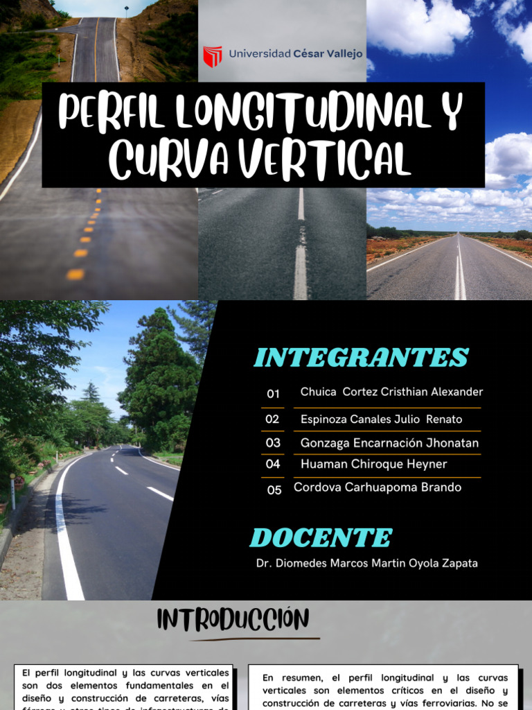 Perfil Longitudinal y Curva Vertical | PDF