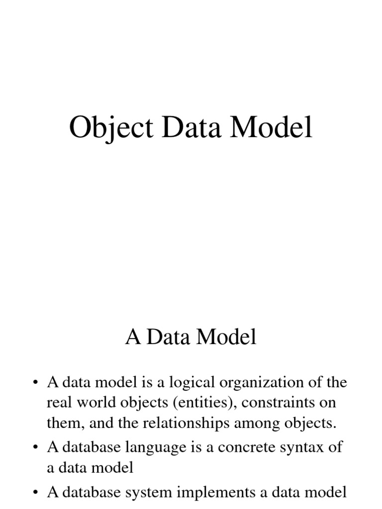 Object Oriented Dabatases | PDF | Inheritance (Object Oriented ...