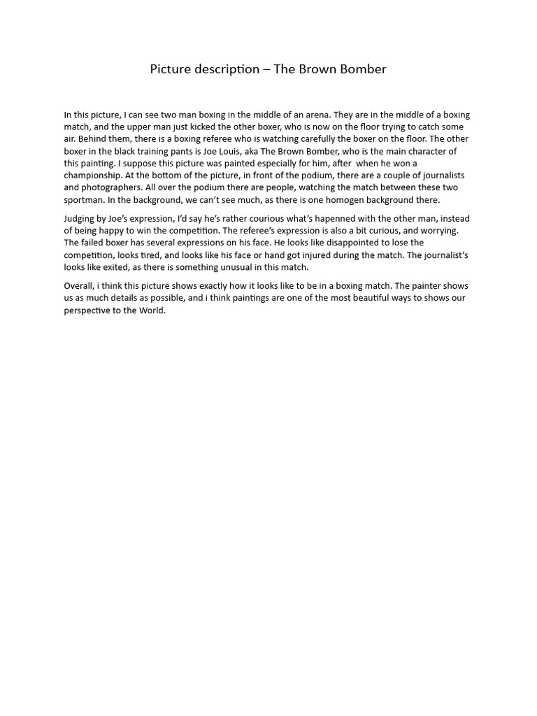 Picture Description | PDF