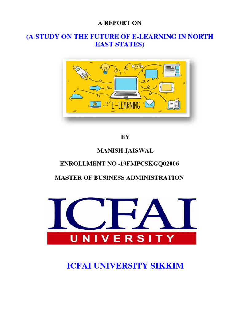 Thesis Manish Jaiswal e - Education | PDF | Educational Technology | Survey Methodology