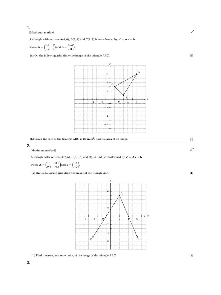 AI Transformation1 | PDF | Area | Matrix (Mathematics)