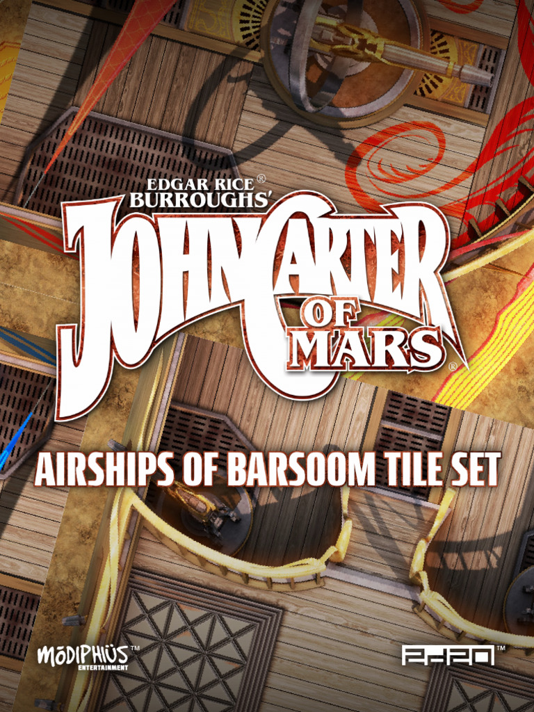 John Carter of Mars - Airships of Barsoom Tile Set Ships Cover | PDF