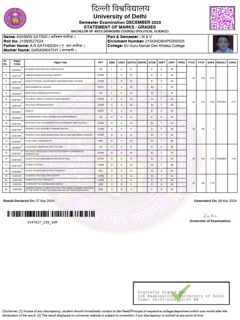 5 TH Sem | PDF | Liberal Arts Education