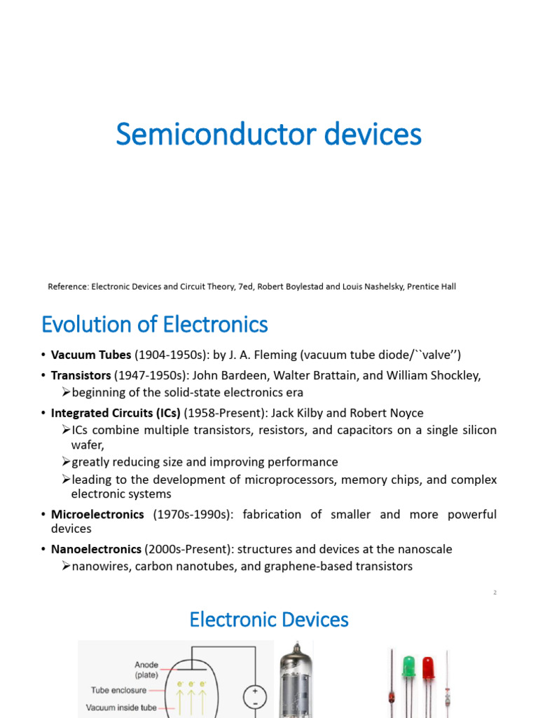 Overview of Semiconductor Devices | PDF | Bipolar Junction Transistor ...