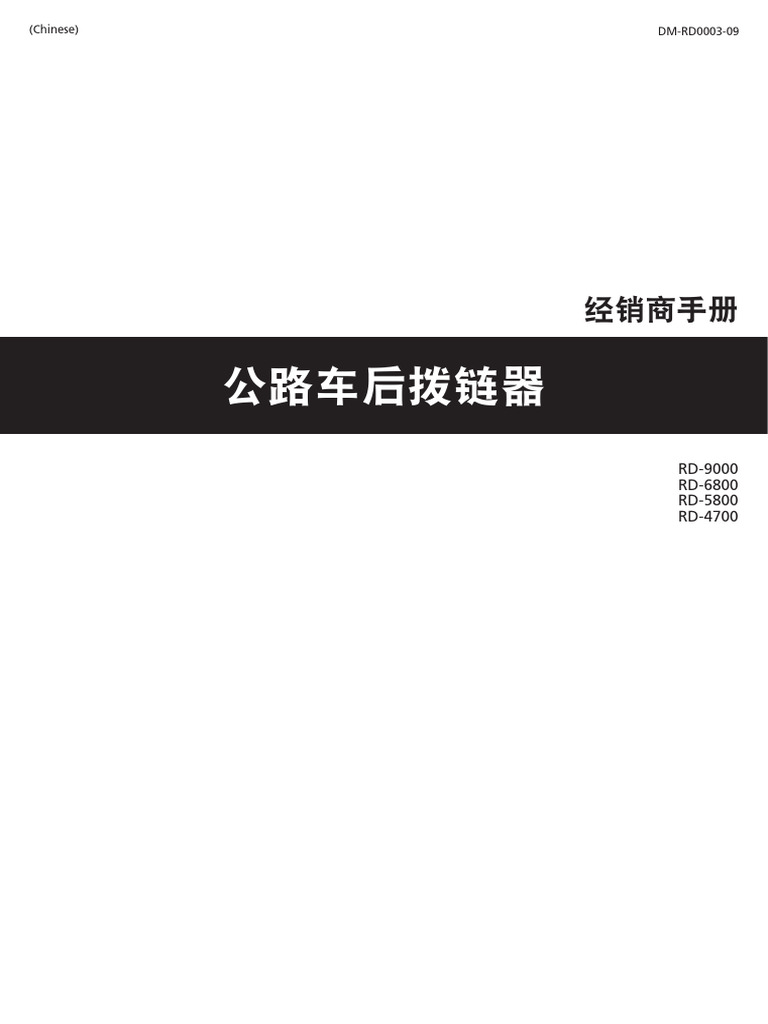 DM RD0003 09 Chi | PDF