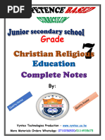 Cre Complete Notes Grade 7 | PDF | Paul The Apostle | Moses