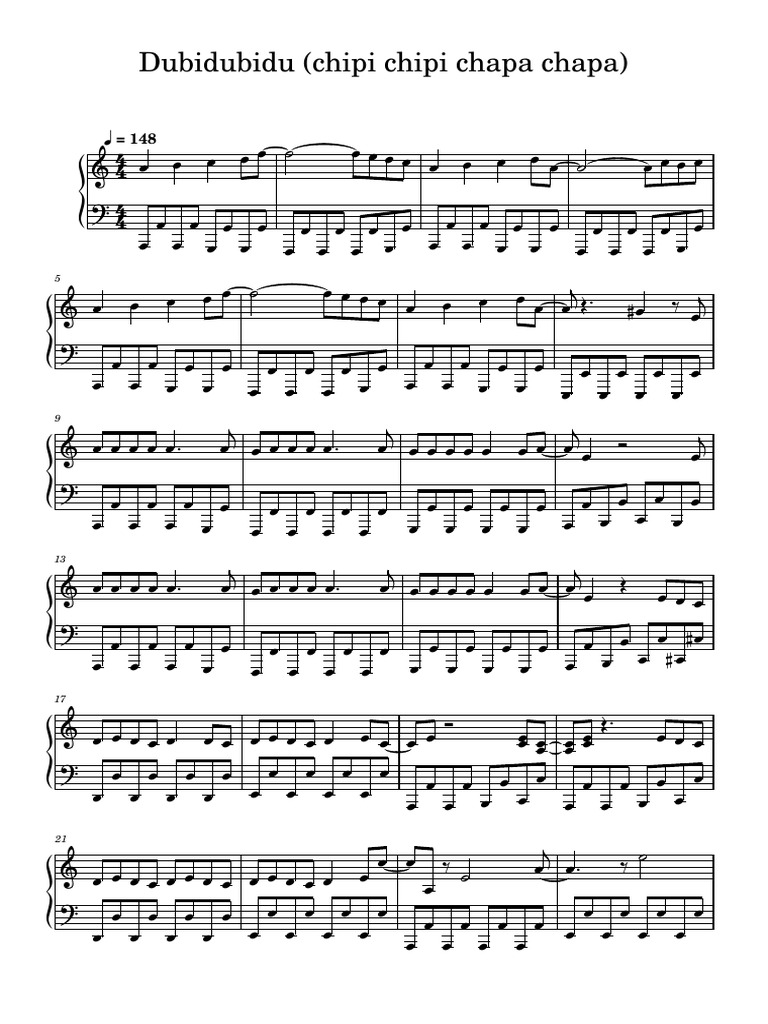 Dubidubidu Christell Dubidubidu Chipi Chipi Chapa Chapa | PDF