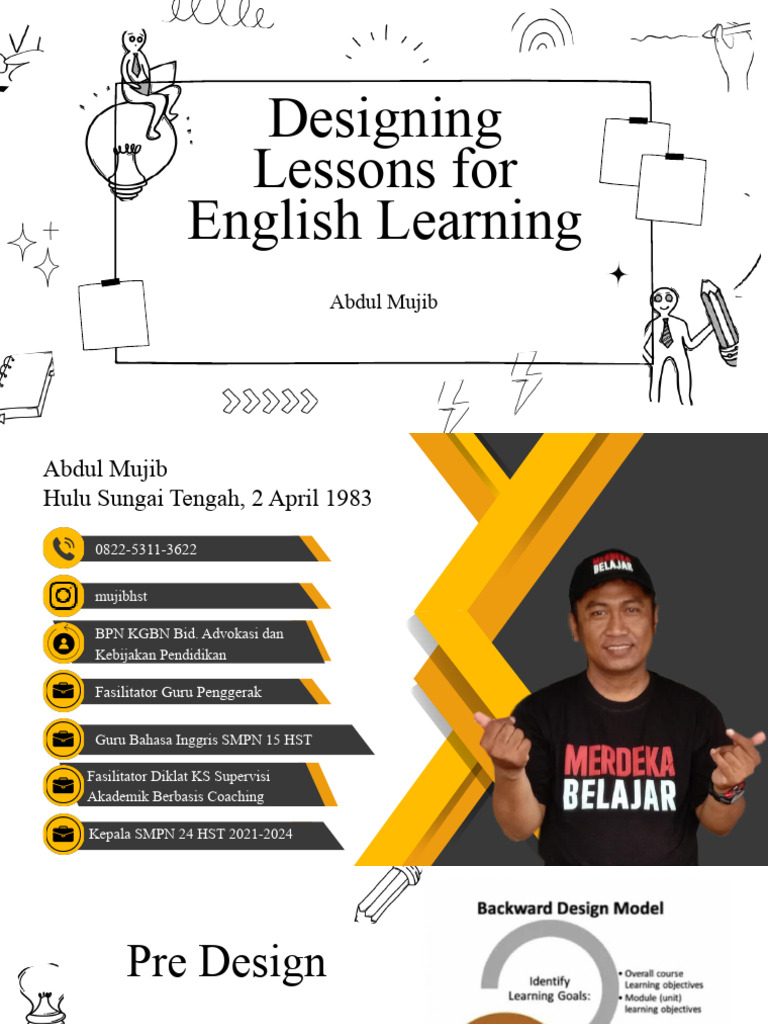 Designing Lessons For English Learning | Download Free PDF | Cognition | Learning