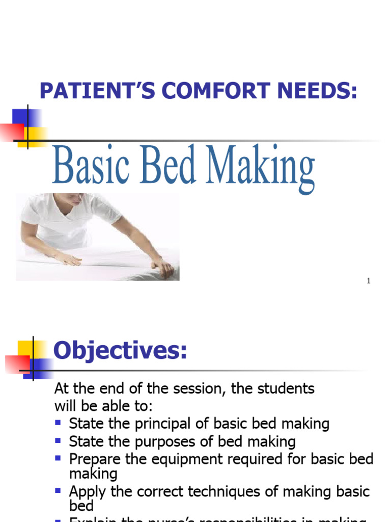 3 - Basic Bed | PDF | Bed | Hospital Acquired Infection