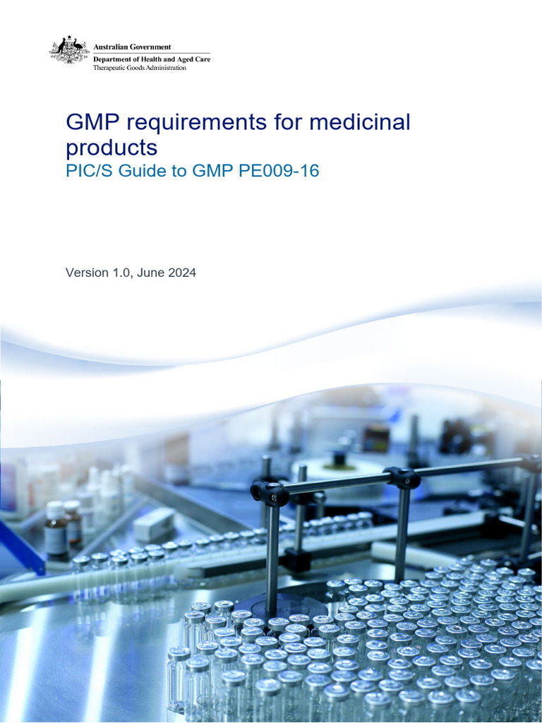 2024 Tga Gmp Guideline For Medicinal Products Download Free Pdf Clinical Trial