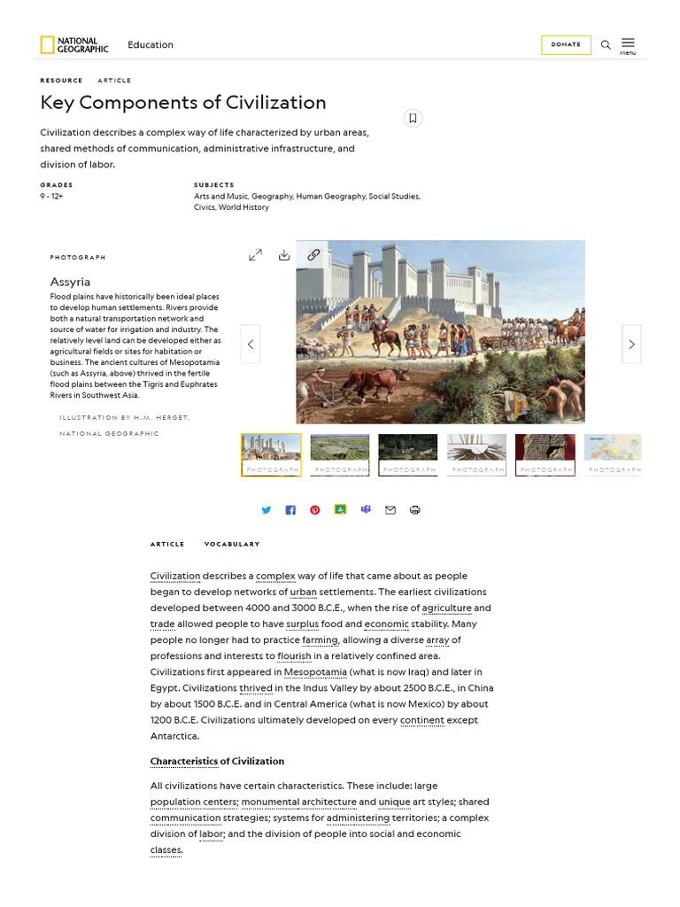 Key Components of Civilization | Download Free PDF | Angkor | Ancestral ...