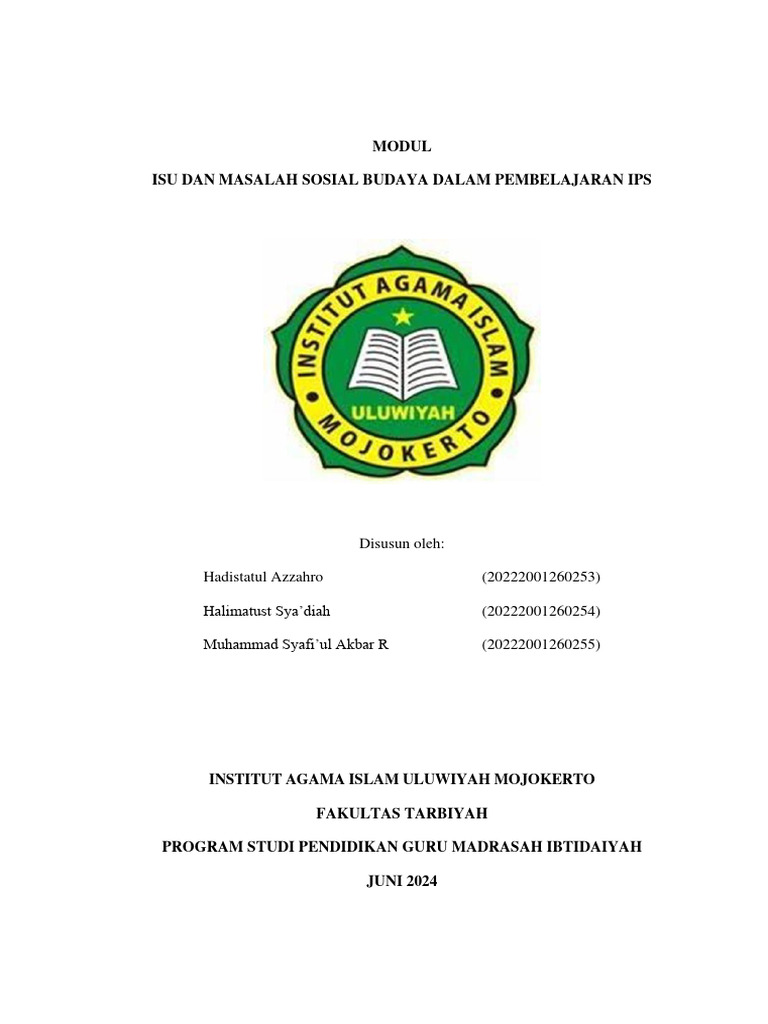 MODUL Ips Kel 1 Fix | PDF