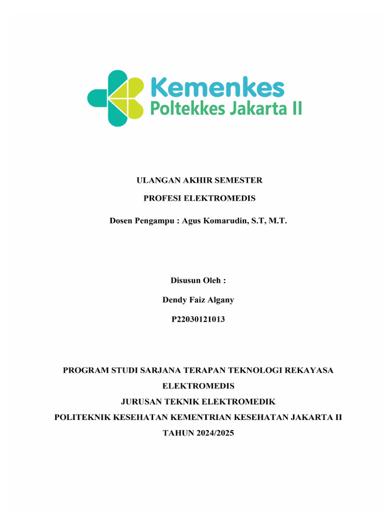 PENJELASAN SECARA GARIS BESAR TENTANG ELEKTROMEDIS | PDF