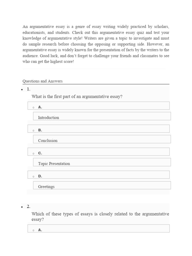 Argument Text Exercise - 11 TKJ. Part 2. | PDF | Essays | Writing