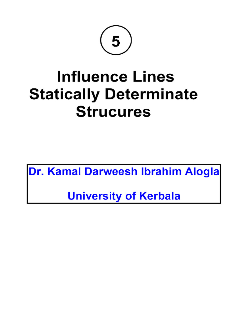 5- Influence Lines | PDF