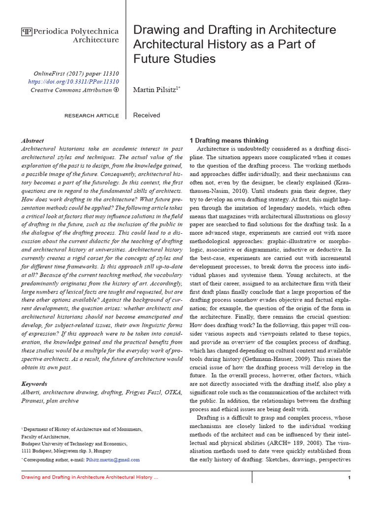 Drawing_and_Drafting_in_Architecture_Arc | PDF | Drawing | Idea