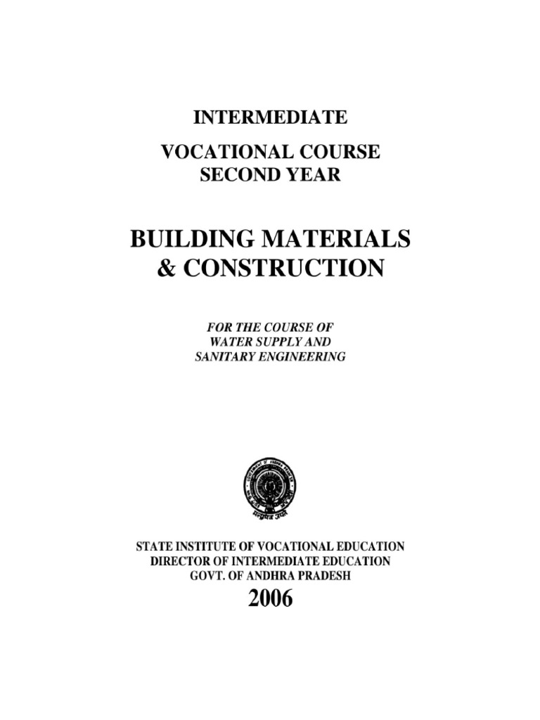 Building Materials Construction | PDF