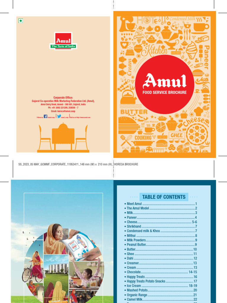 Horeca Brochure 21052024 | PDF | Cheese | Milk