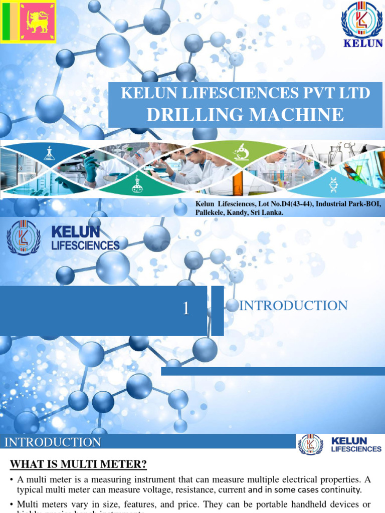 Multimeter Presentation Training | PDF | Voltage | Electrical ...