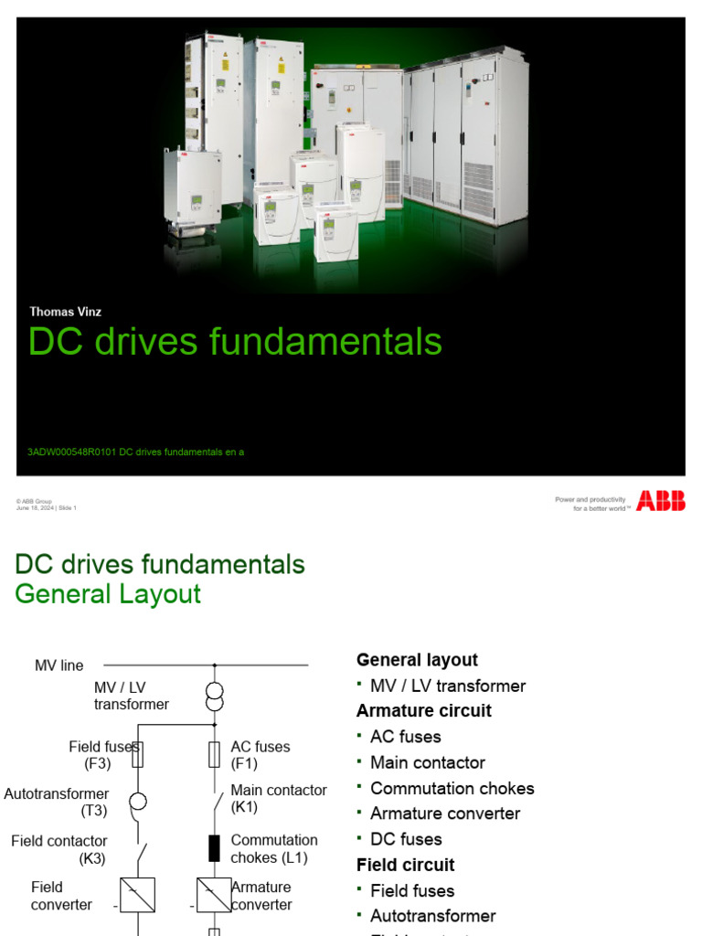 3ADW000548R0101 DC Drives Fundamentals en A | PDF | Fuse (Electrical ...
