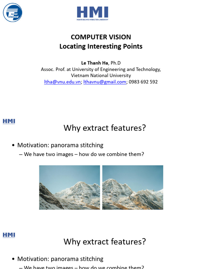 8. Computer vision - Locating Interest Points | PDF | Artificial Intelligence | Intelligence (AI ...