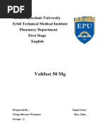 Voltfast: Diclofenac Potassium 50mg Powder For Oral Solution | PDF ...