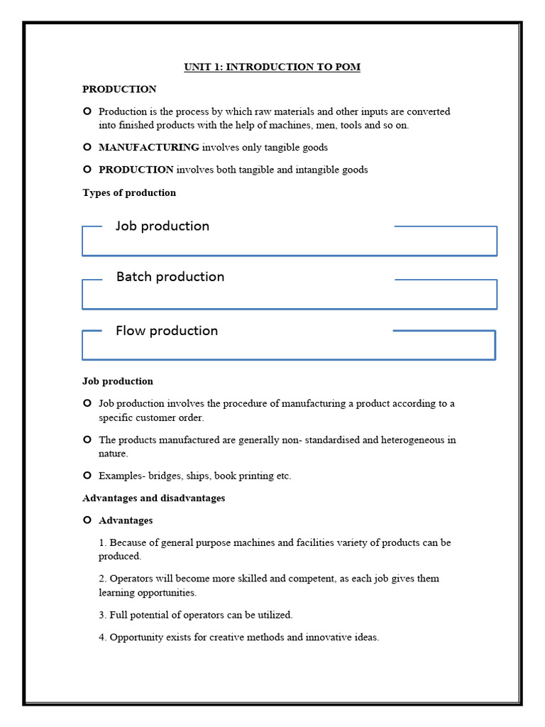 PRODUCTION AND OPERATIONS MANAGEMENT Final | PDF | Automation | Quality (Business)