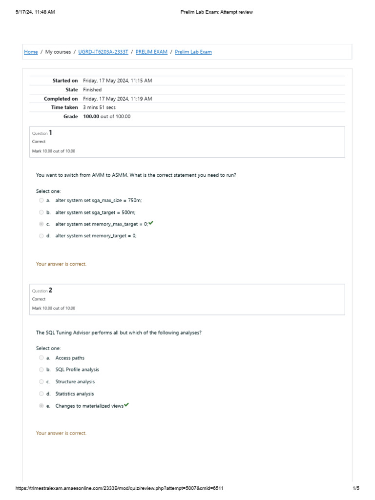 Prelim Lab Exam - Database Manage Systems | PDF | Databases | Computer Data Prelim Lab Exam - Database Manage Systems | PDF | Databases | Computer Data